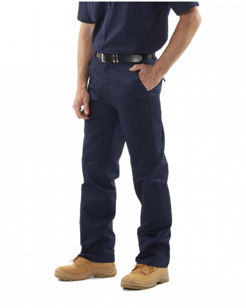 Mercerised Work Pant, Stout Fit