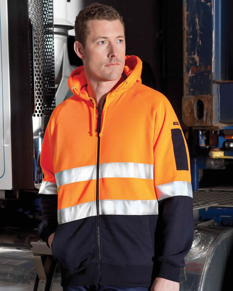 Full Zip Hi Vis Hoodie, Day/Night