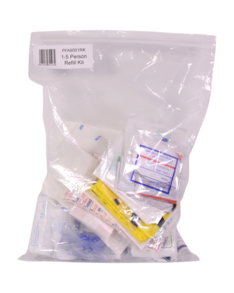 1-5 Person First Aid Kit, Refill Only