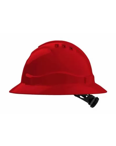 V6 Hard Hat Vented Micro Peak Ratchet Harness